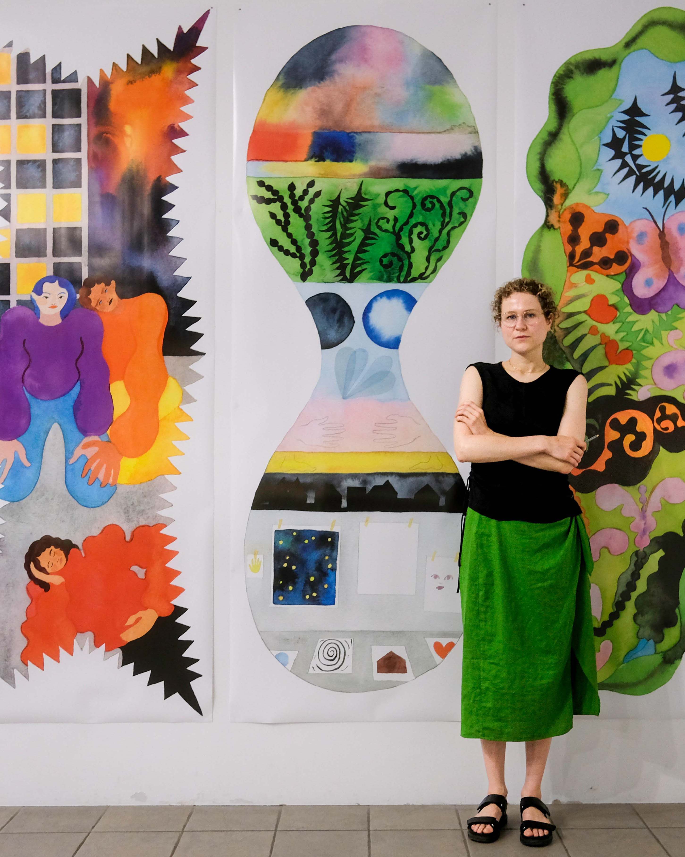 Malwine Stauss — Goethe Institut Lyon Exhibition